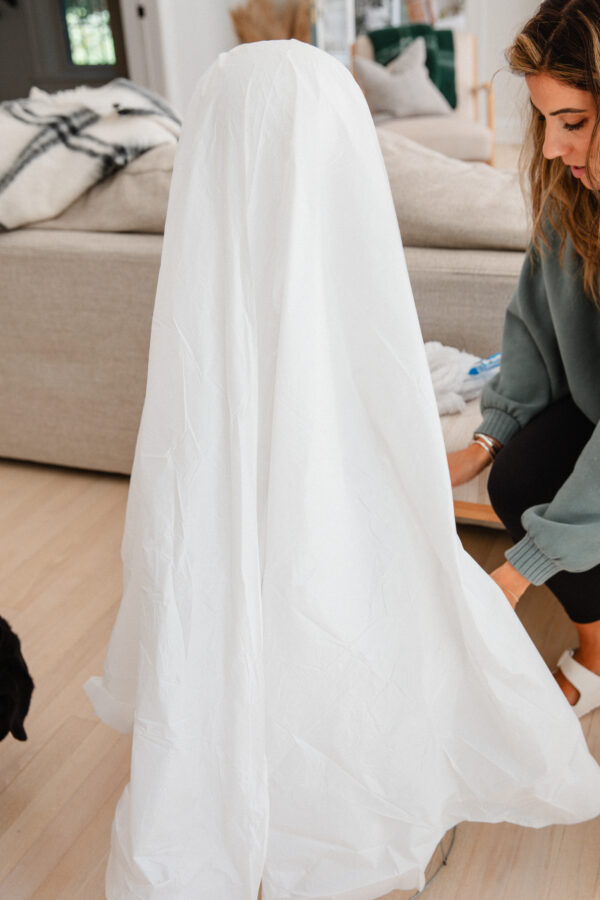 DIY Light Up Ghosts Decor | Outdoor Safe & Pottery Barn Inspired ...